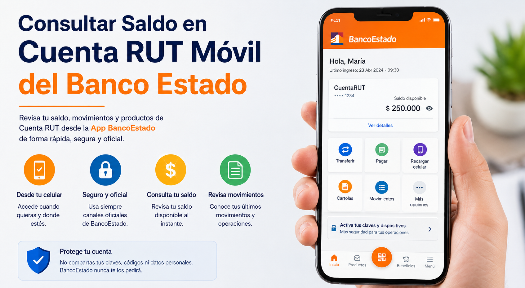 Consultar Saldo en Cuenta RUT Móvil del Banco Estado - Consultar.cl